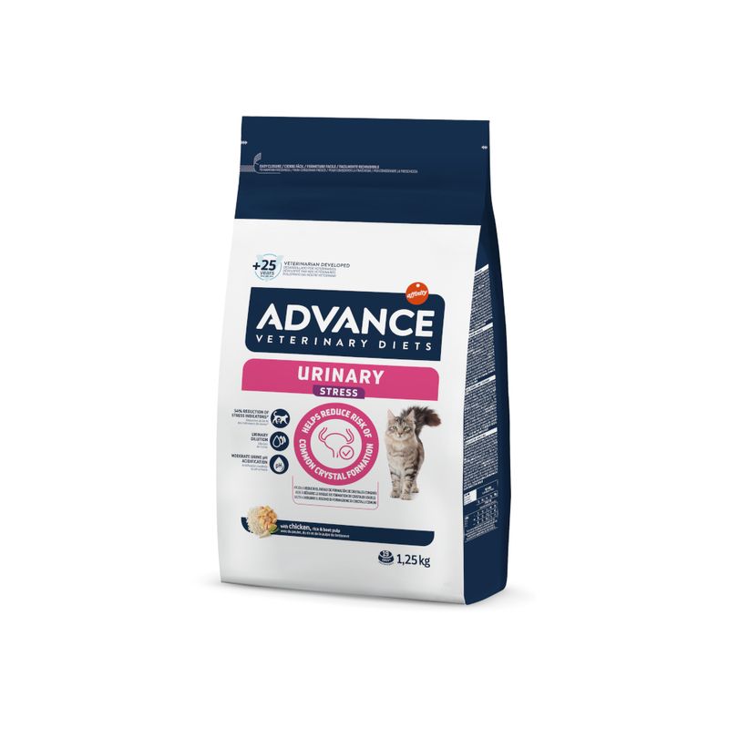 ADVANCE Urinary Stress Cat 1,25 kg šlapimo sistemai – Veterinarijos ...